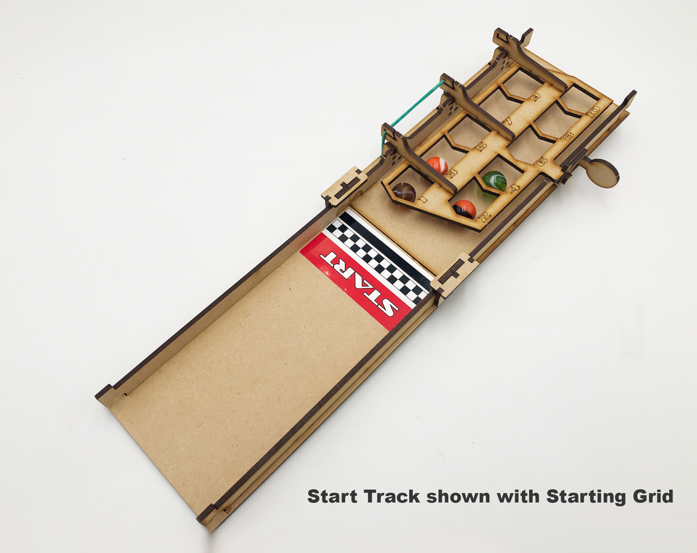 1 Complete MARBLE RACETRACK, "Turnpike Board Track Kit", A Modular Mar ...